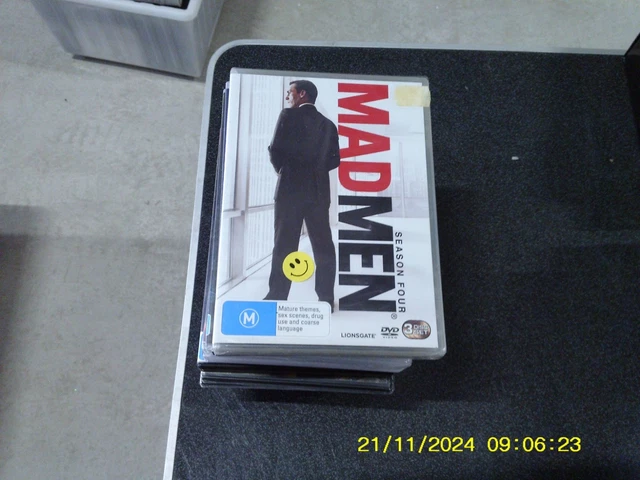 MAD MEN MADMEN season 4 brand new sealed dvd region 4 t217 $15.87 ...