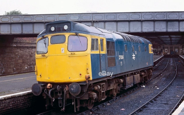 ORIGINAL 35MM SLIDE BR CLASS 27 LOCO 27004 DUNDEE 1983 INCL COPYRIGHT £ ...