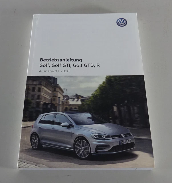 BETRIEBSANLEITUNG / HANDBUCH Volkswagen VW Golf 7 / GTI / GTD / R von ...