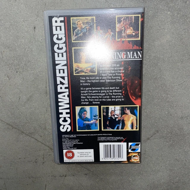 THE RUNNING MAN VHS Video PAL, Vintage Collectible D9 EUR 9,34 ...