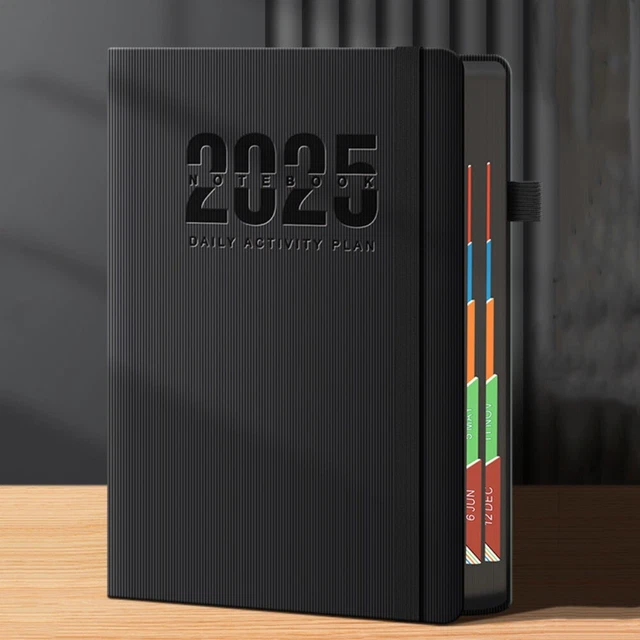 12 MONTHS 2025 Schedule Planner Notepad 2025 a5 Notebook Office ...
