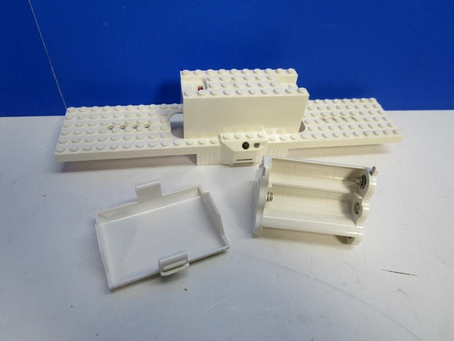 GENUINE WORKING LEGO RC IR TRAIN BATTERY BOX BASEPLATE city railway ...