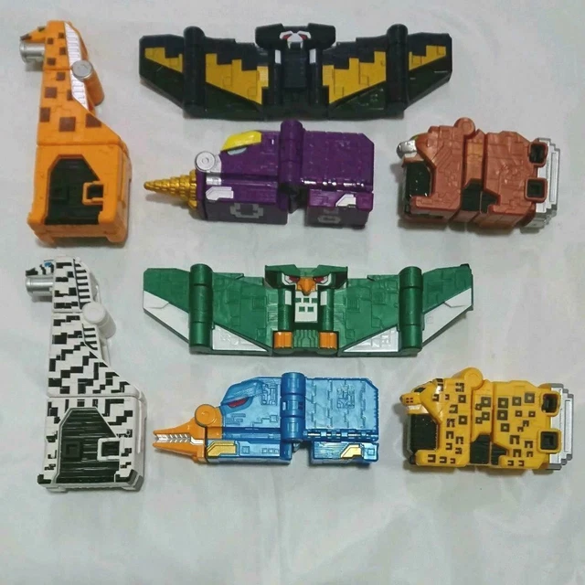 POWER RANGERS ANIMAL Force Zyuohger DX Cube Weapon 8p Set Megazord ...