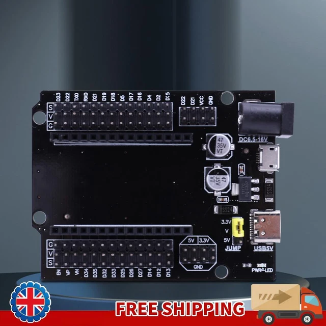 Esp32 Esp32 30p Power Board 24 Ghz Devkit V1 Power Supply Panel Dual