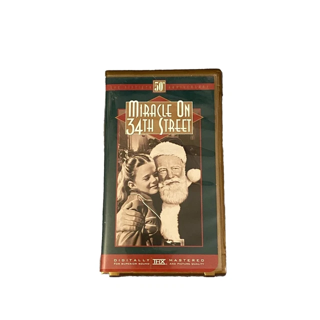 MIRACLE ON 34TH Street VHS Movie 1997 50th Anniversary Christmas ...