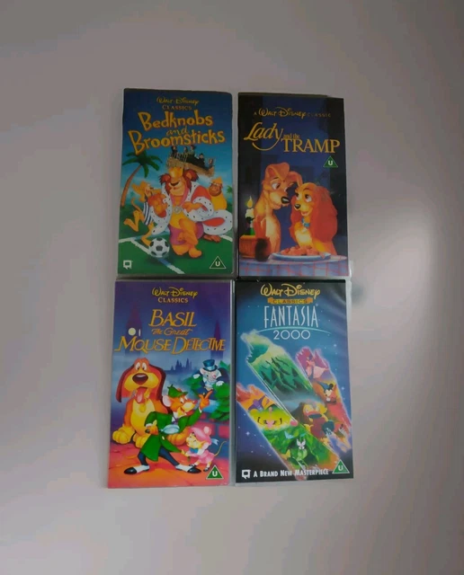 Vhs Walt Disney Classics Bundle Of 4 Disney Video Tapes Excellent 5228