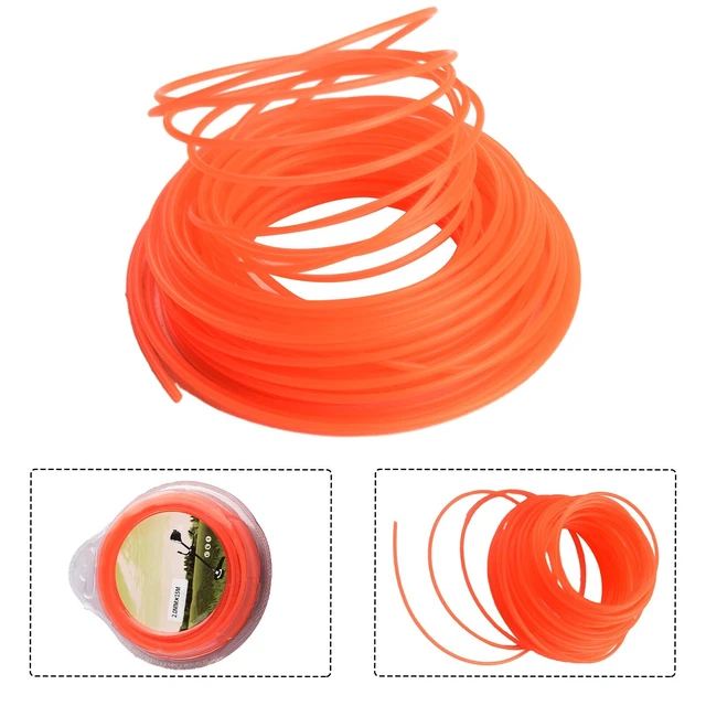 1*LIGNE DE TONDEUSE Tondeuse Fil d'herbe de jardin r??sistant 2,4 mm Cordon rond EUR 8,82 ...