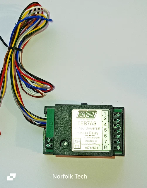 MAYPOLE UNIVERSAL TEB7AS Towing 7 Way Canbus Smart Bypass Relay £15.00 ...
