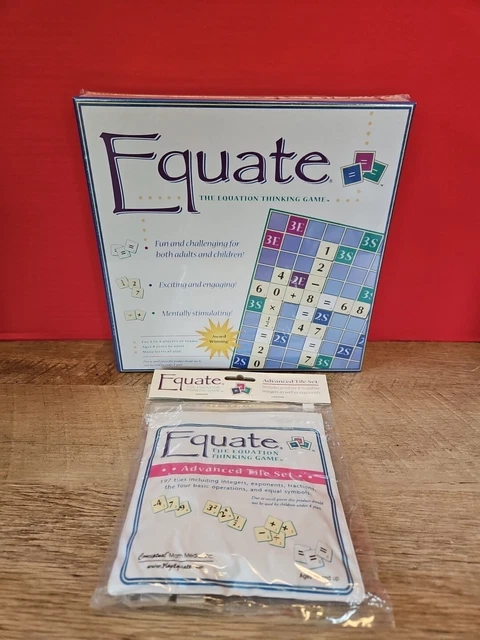 EQUATE THE EQUATION Thinking Maths Board Game Educational Fun New ...