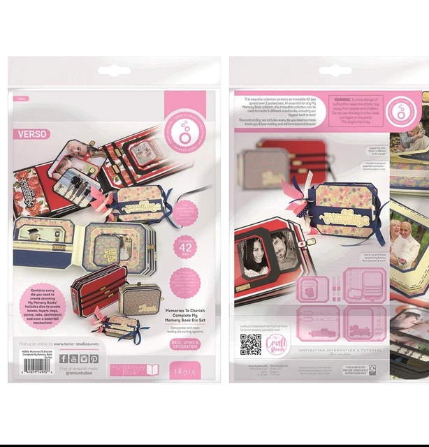 TONIC STUDIOS MEMORIES To Cherish Complete My Memory Book Die Set £70. ...