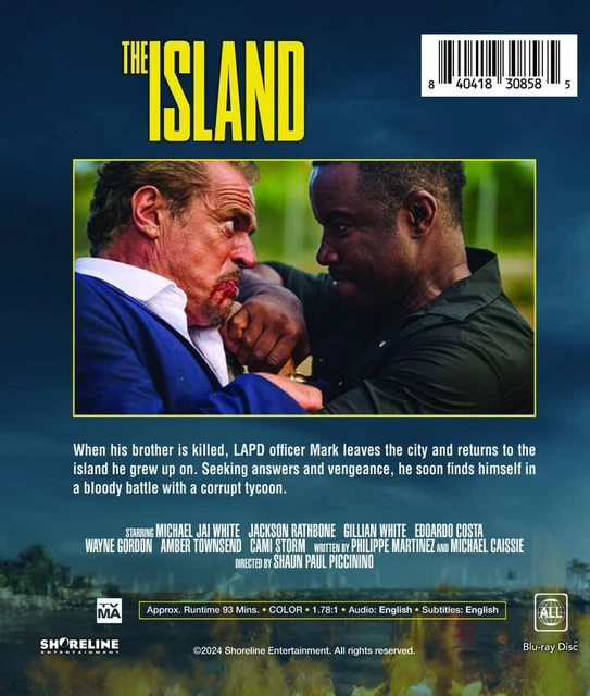 THE ISLAND (BLU-RAY) Michael Jai White Jackson Rathbone Gillian White ...