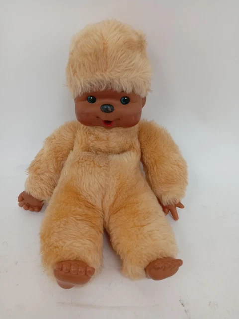 VINTAGE SEKIGUCHI MONCHHICHI 14" Japanese Collectable Blonde Monkey ...