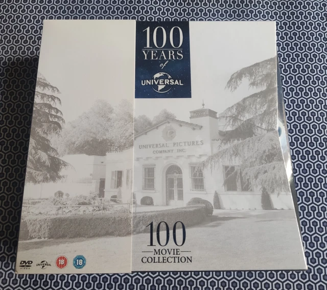 100 YEARS OF UNIVERSAL - 100 Movie DVD Box Set (Limited Ed.) - NEW ...