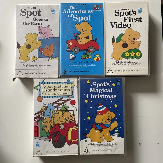SPOT ERIC HILL Video VHS ABC Kids 5x Video Tapes Lot $55.80 - PicClick AU