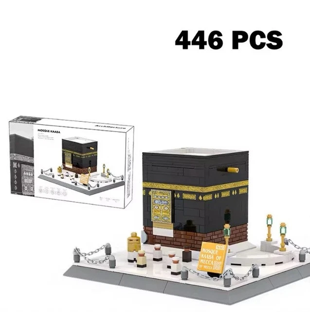 MOC WORLD FAMOUS Architecture Mecca Mosque Kaaba Model Street View ...