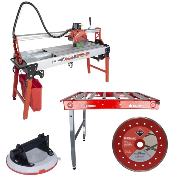 RUBI DCX-250 1250 Xpert Wet Electric Tile Cutter Bundle (230v) £2,853. ...