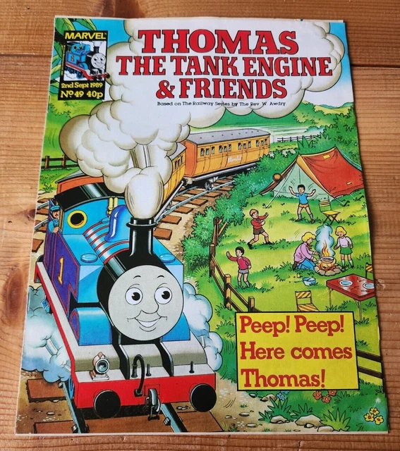 VINTAGE 80S MARVEL Thomas The Tank Engine Comic Issue 49 £4.00 ...