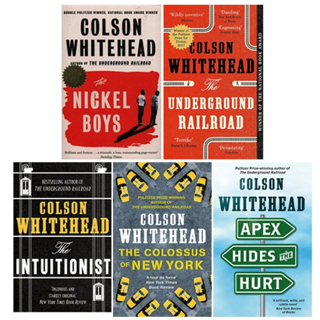 COLSON WHITEHEAD COLLECTION 5 Books Set (Nickel Boys, Underground ...