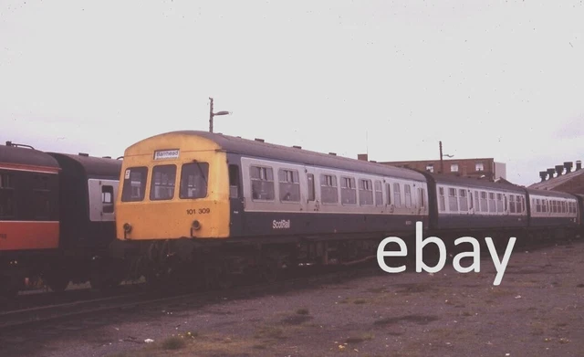 ORIGINAL 35MM RAILWAY SLIDE SCOT RAIL CLASS 101 DMU 101 309 £3.99 ...