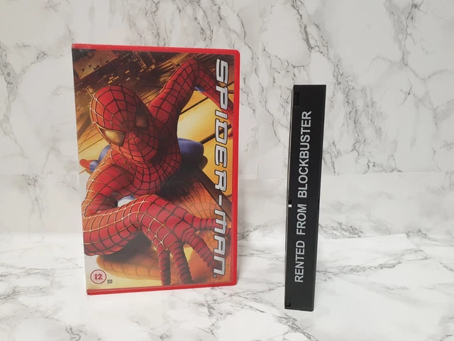 VINTAGE SPIDERMAN EX Blockbuster Rental Big Box VHS Video Tape 2002 £7. ...