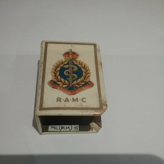 WW1 TRENCH ART - Royal Army Medical Corps - Matchbox Cover £37.12 ...