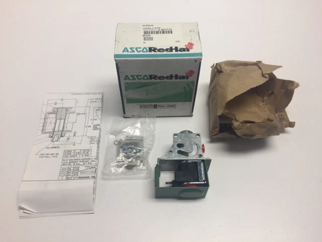 ASCO RED HAT Solenoid Valve 8318D019 1/4" npt 120v New 302911 £39.54 ...
