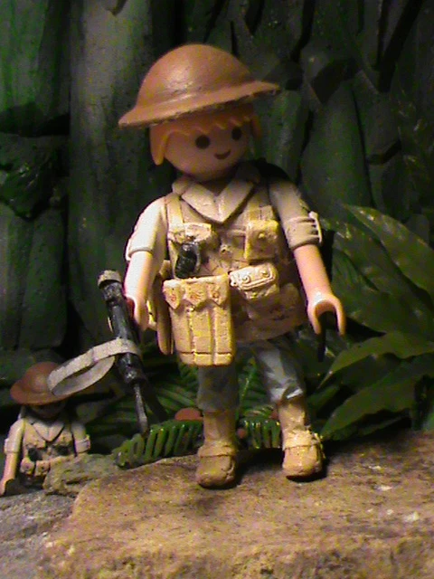 PLAYMOBIL CUSTOM US Infantry Division (Philippines-1944) Ref-0198 Bis ...