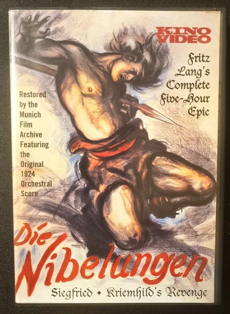 DIE NIBELUNGEN DVD 1924 KINO Classics Special Two Disc Edition Rare Region 1 EUR 31,79 - PicClick FR