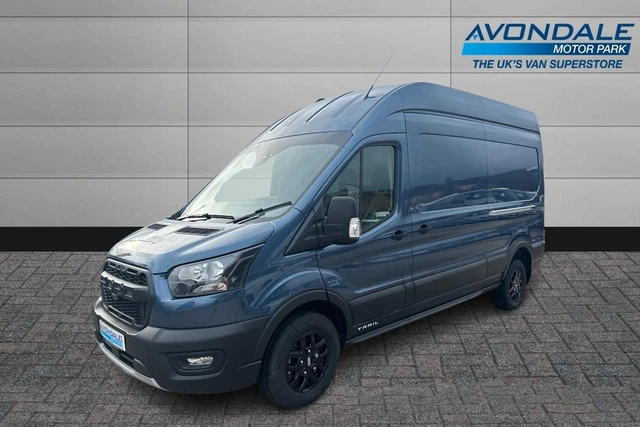 2023 FORD TRANSIT 350 Trail L3 H3 4X4 Awd Lwb High Roof 170 Bhp Blue ...