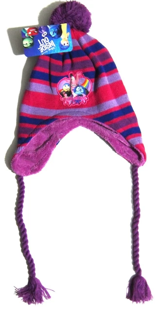 DISNEY BONNET PERUVIEN INSIDE OUT 52 et 54 CM - rose/violet pour enfant ...