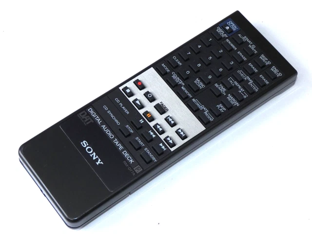 SONY RM-D77A VINTAGE DAT Digital Audio Tape Recorder Player Remote ...