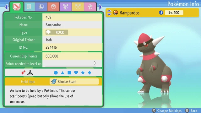 POKEMON BD/SP ULTRA Shiny 6IV Battle Ready Rampardos £1.73 - PicClick UK