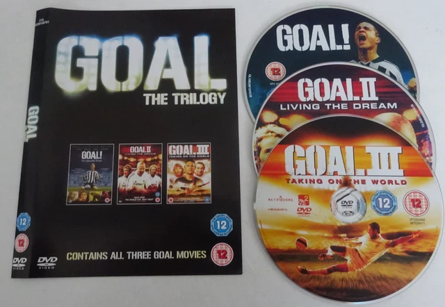GOAL! 1-3 TRILOGY (Box Set) (DVD, 2010) NO CASE £6.00 - PicClick UK