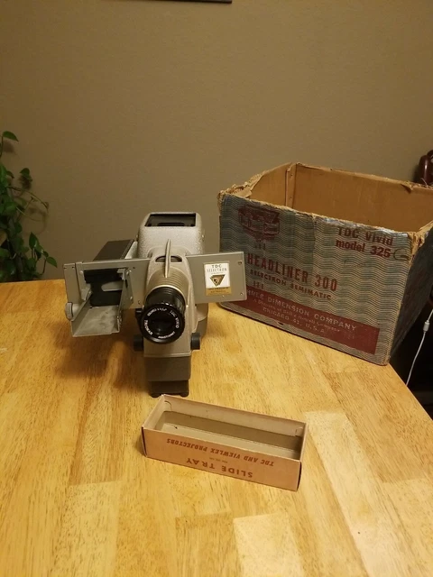 VINTAGE TDC HEADLINER 300 Three Dimension Slide Projector Viewer Model ...