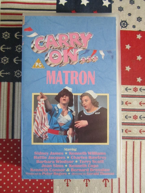 CARRY ON MATRON 1972 Film 1990 Top Rank Vhs Video Tape Uk Pal Format ...