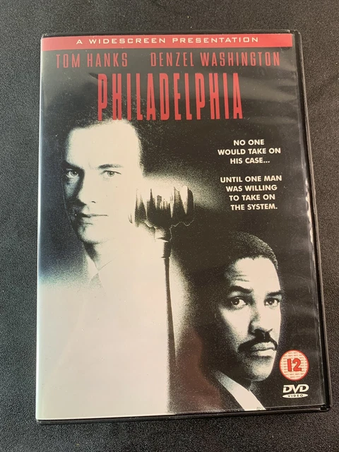 PHILADELPHIA DVD (1998) Tom Hanks, Demme (DIR) cert 12 CD Movie Film ...