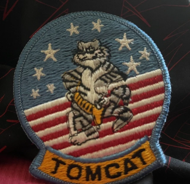 VINTAGE US NAVY F-14 Tomcat Fighter Jacket Patch USN United States ...