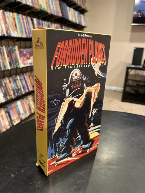 FORBIDDEN PLANET VHS 1956 Leslie Nielsen Cult Sci-Fi Classic 1991 ...