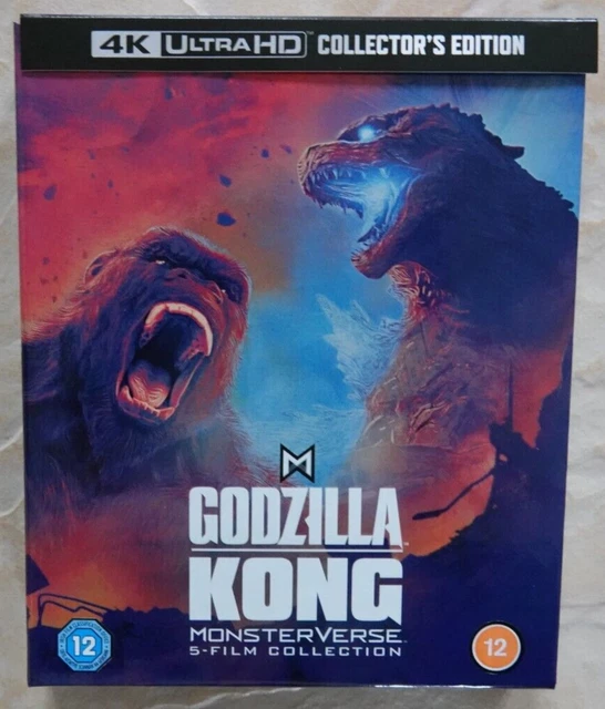 GODZILLA X KONG: Monsterverse - 5-Film Collection 4K UHD Box Set NO ...