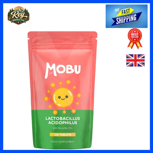 500 MILLION CFU Probiotic Acidophilus Tablets – Digestive Support in ...