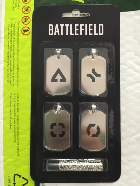 BATTLEFIELD 6 LIMITED Edition Dog Tag Set $299.00 - PicClick AU