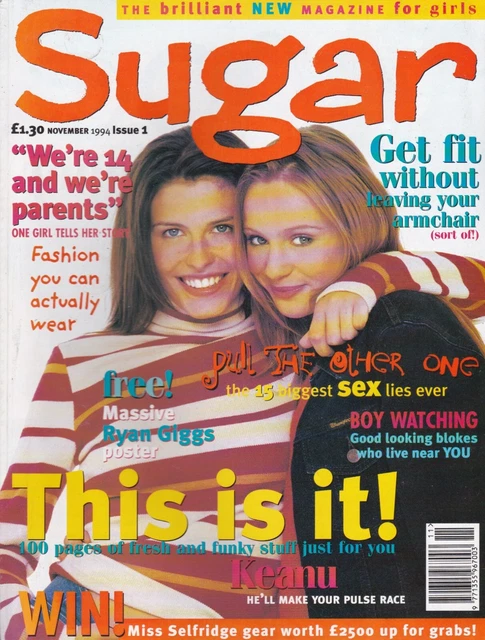 SUGAR MAGAZINE ISSUE ONE 1 First Anna Friel Keanu Reeves Delline Bass £ ...