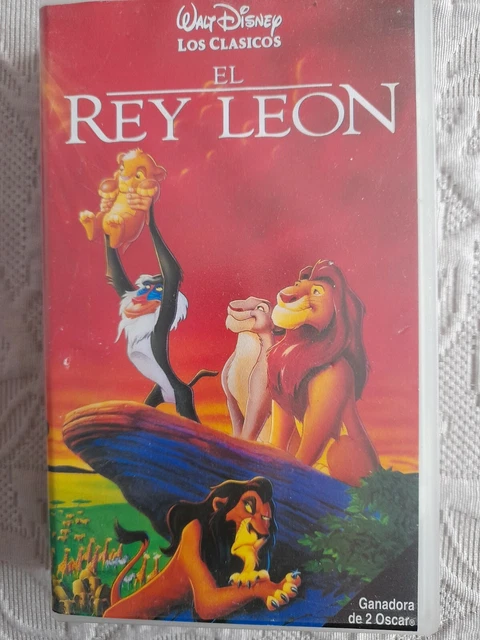 REY LEON CINTA De Video Vhs 1995 Walt Disney Vintage Retro Pelicula ...