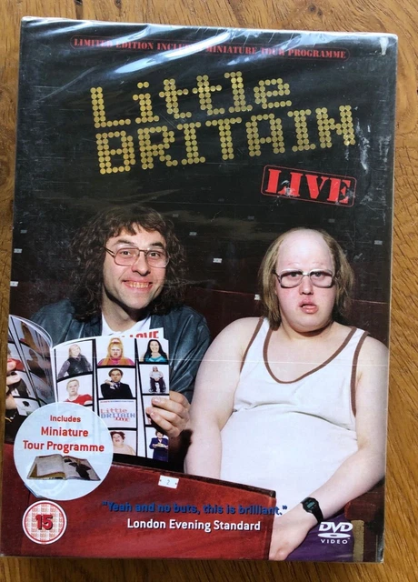 LITTLE BRITAIN LIVE DVD British Comedy Stage Show + Mini Programme EUR ...