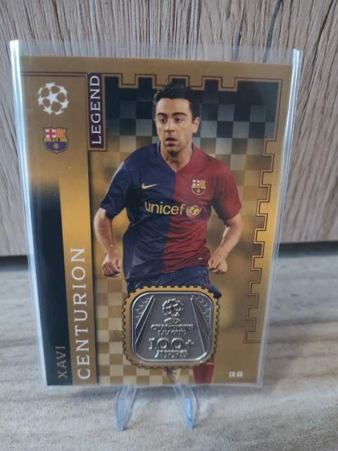 SCHEDA RELIQUIA TOPPS Match Attax 23/24 Centurion Legend Xavi EUR 40,00 ...