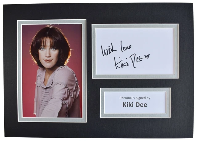 KIKI DEE SIGNED Autograph A4 photo mount display Elton John Music AFTAL ...