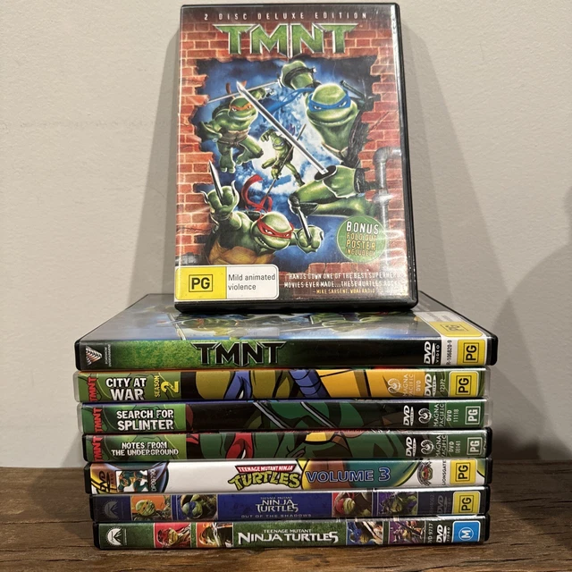 TMNT TEENAGE MUTANT Ninja Turtles DVD Bundle x 8 Pre Owned Various ...