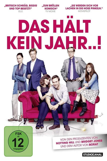 DAS HÄLT KEIN Jahr Romcom DVD StudioCanal Rose Byrne FSK 12 EUR 5,09 ...