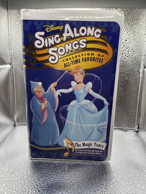 VHS DISNEYS SING Along Songs - Sing Along Songs: The Magic Years (VHS ...