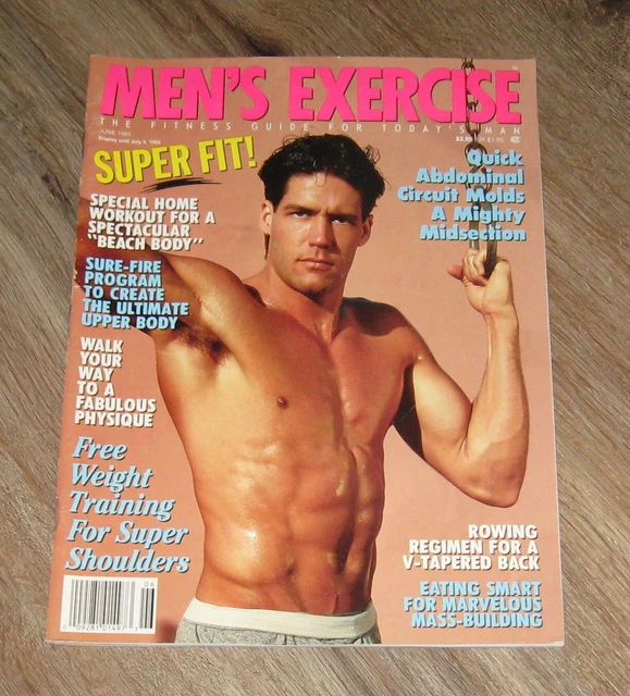 MEN'S EXERCISE MAGAZINE June 1993 Workout Fitness Guide BEACH BODY ...